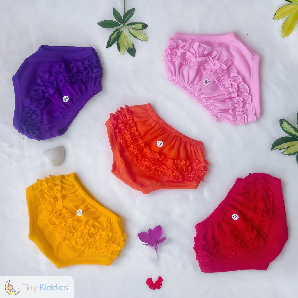 Soft Cotton Baby Frill Panty [3-18 Months] - Tiny Kiddies